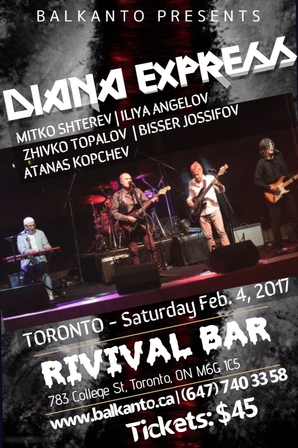 Diana Express | Legendary Rock Band Live in Toronto – BALKANTO